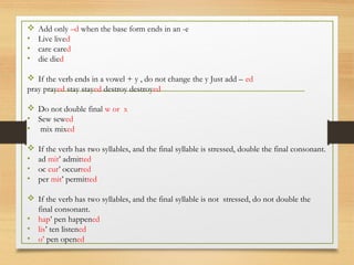 Past simple | PPT