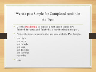 Past simple | PPT