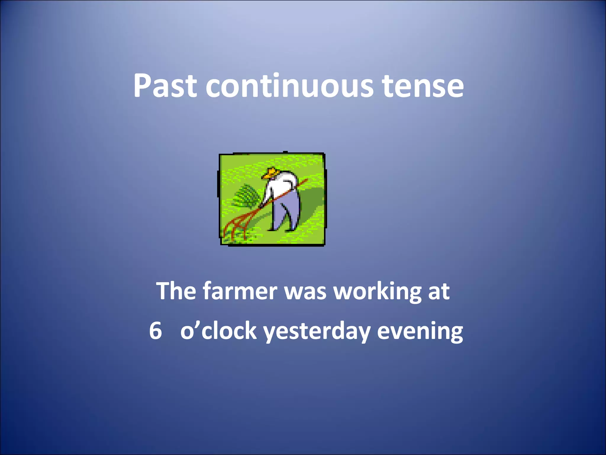 Past Continuous Tense | PPS
