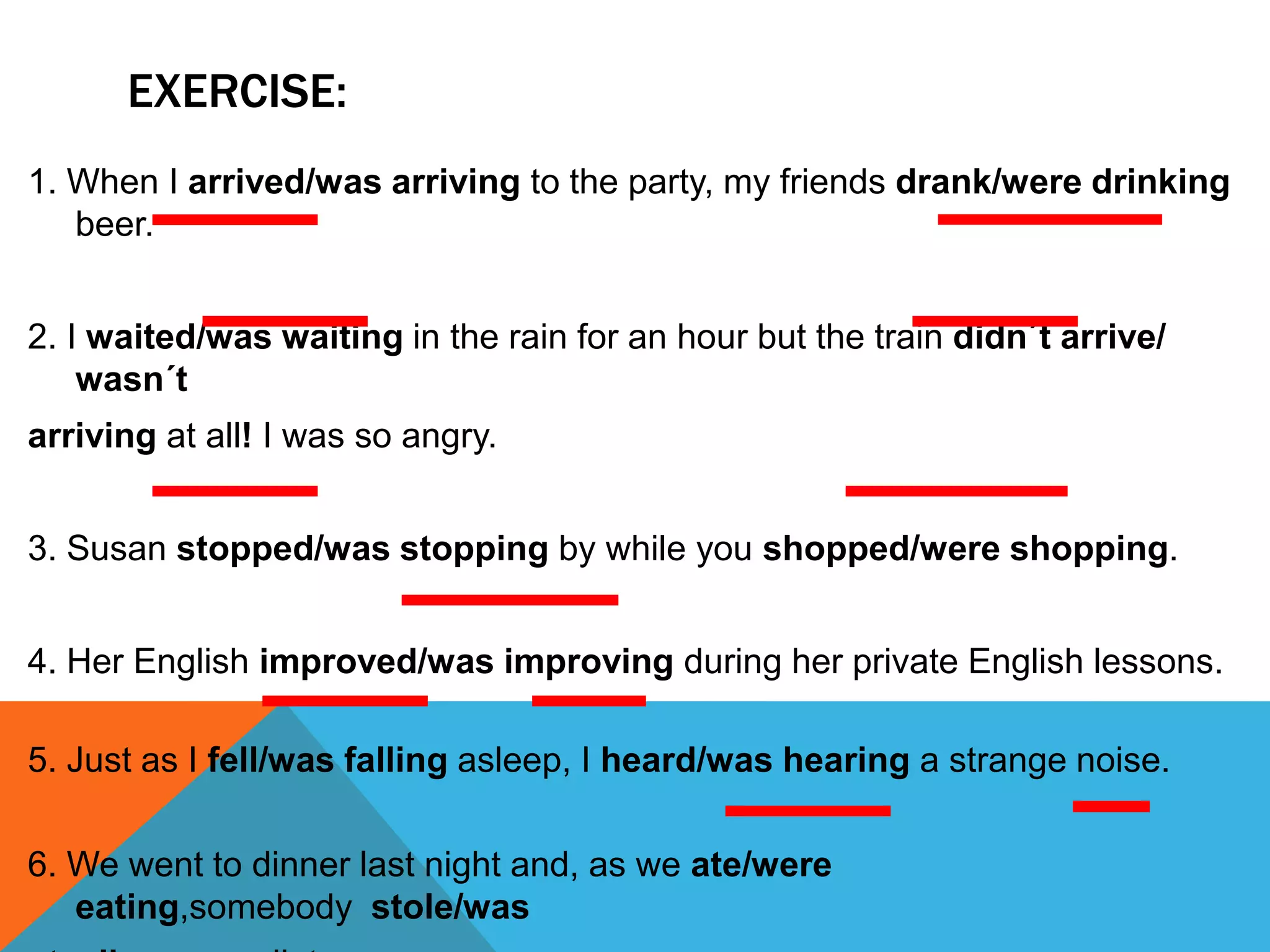 Past continuous-complex | PPT