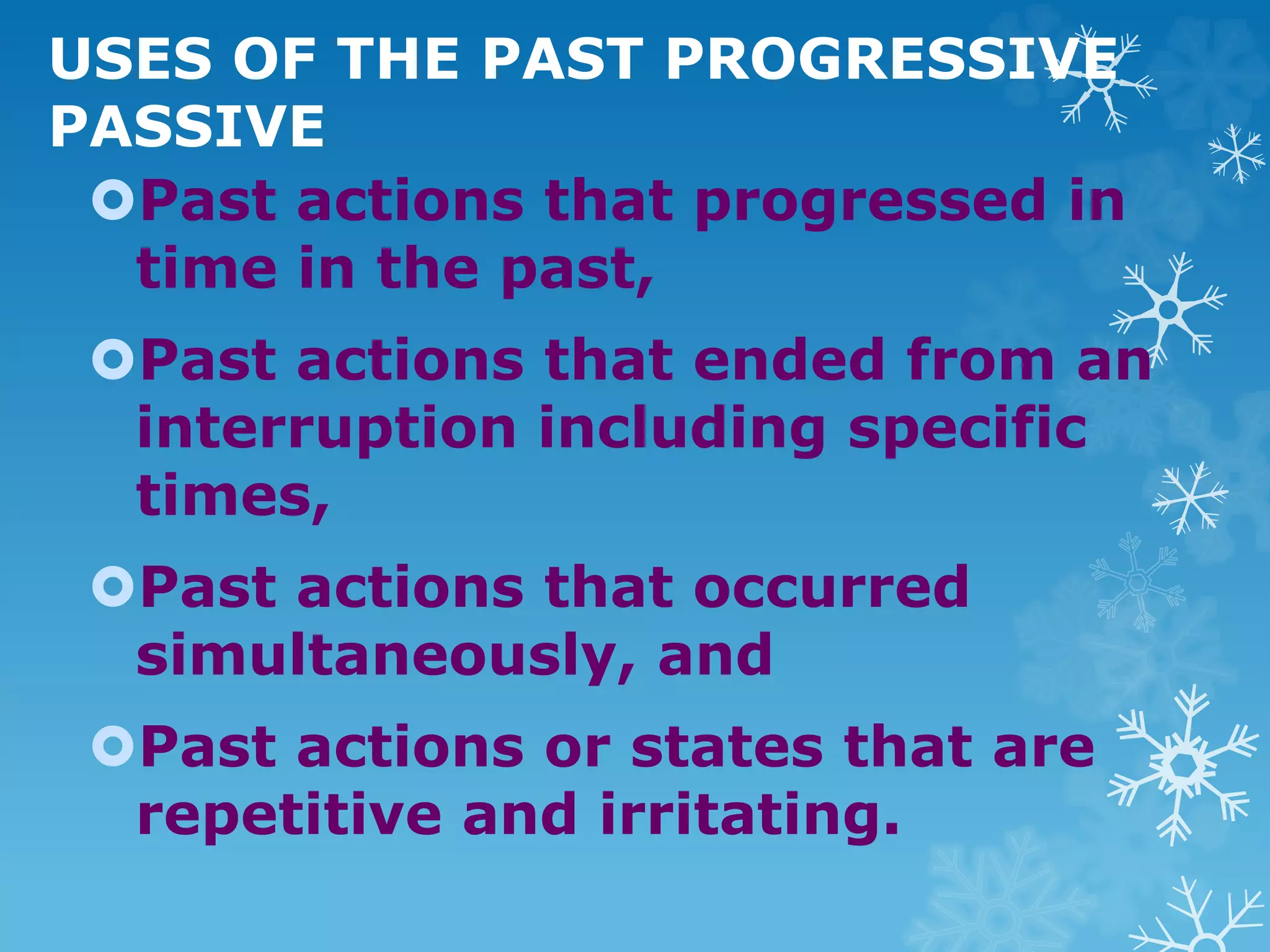 Past continuous-passive-voice | PPTX