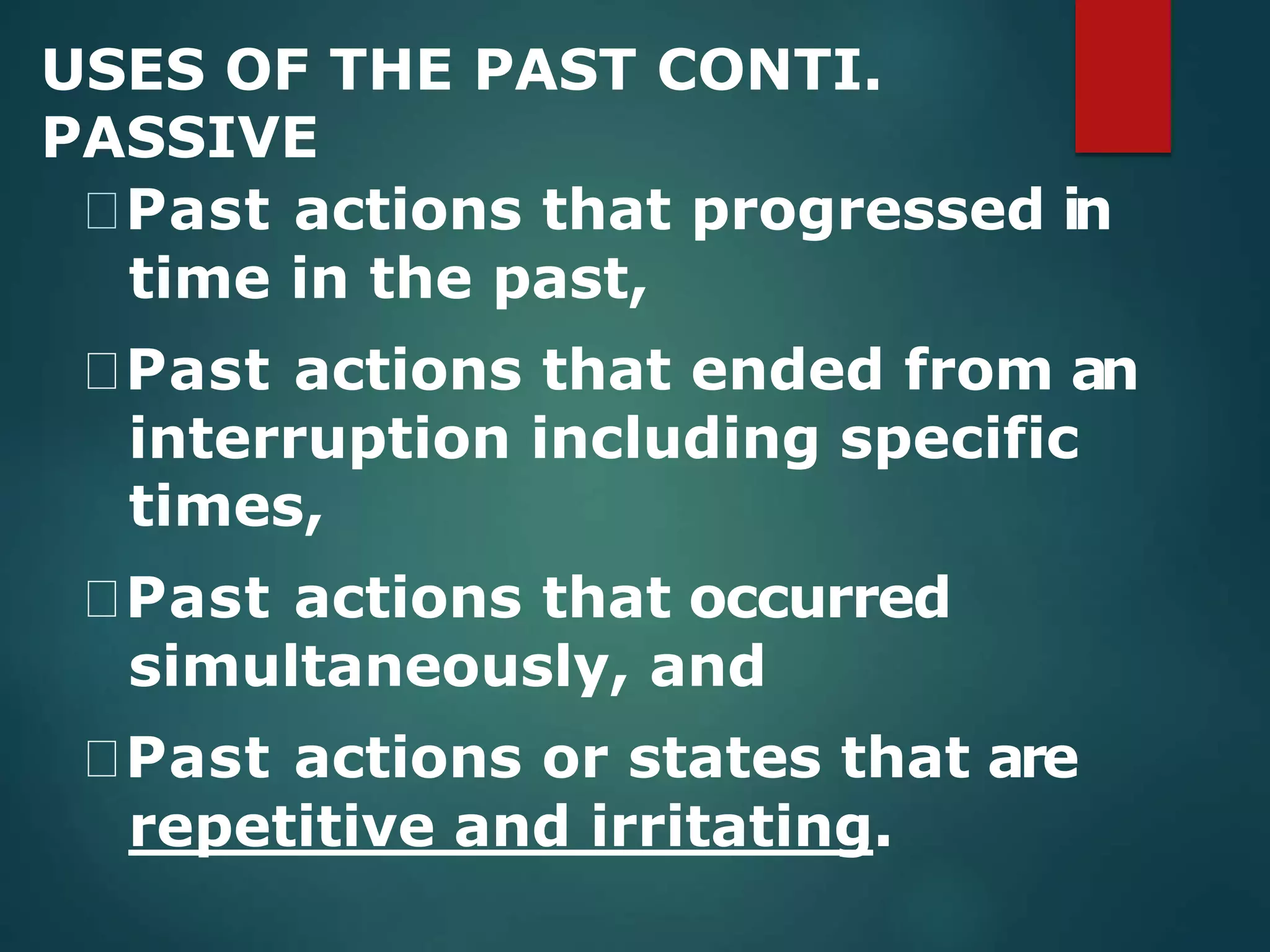 past-continuous-passive-voice | PPTX