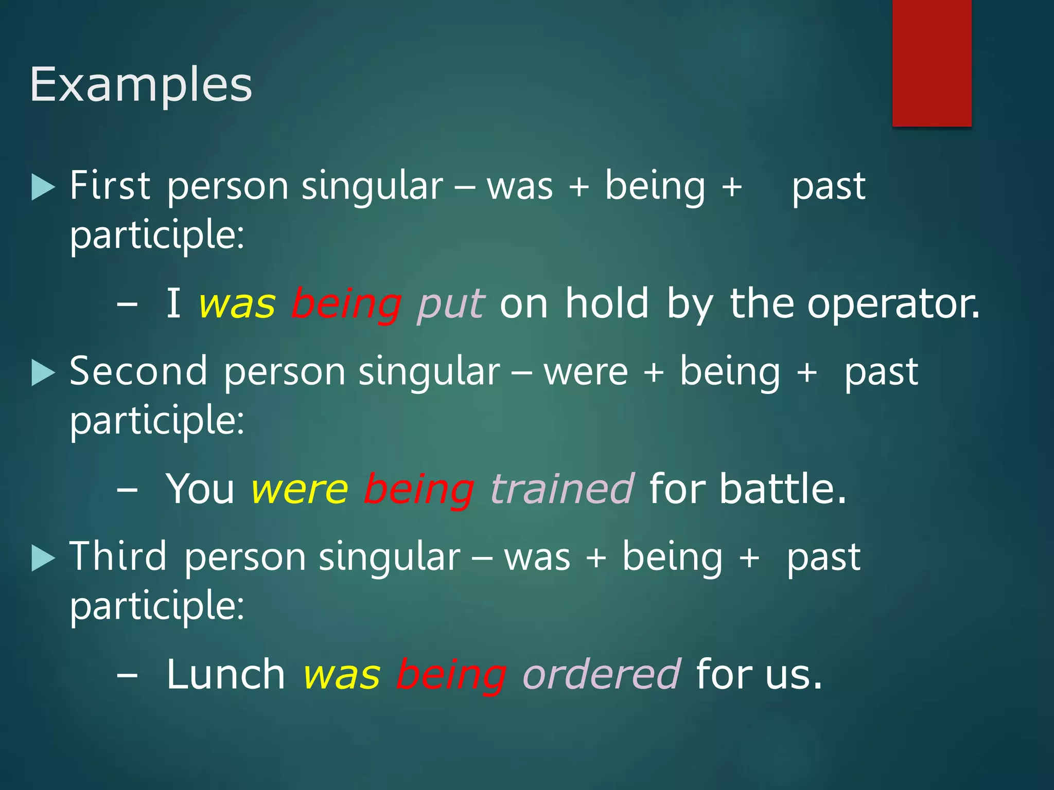 past-continuous-passive-voice | PPTX