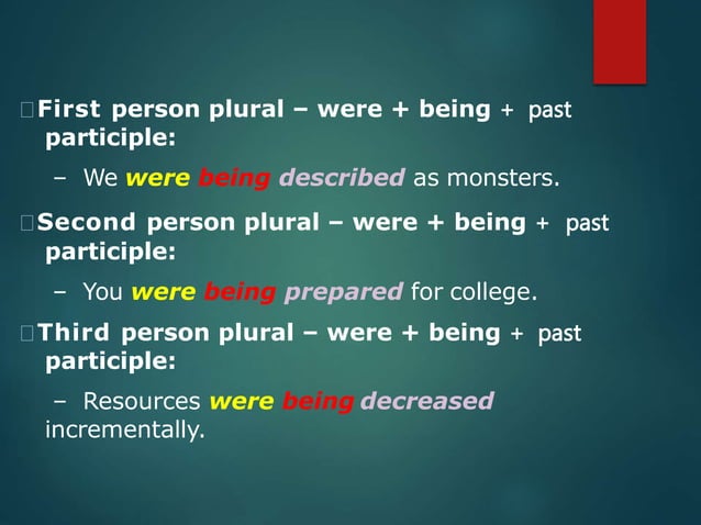 past-continuous-passive-voice | PPT