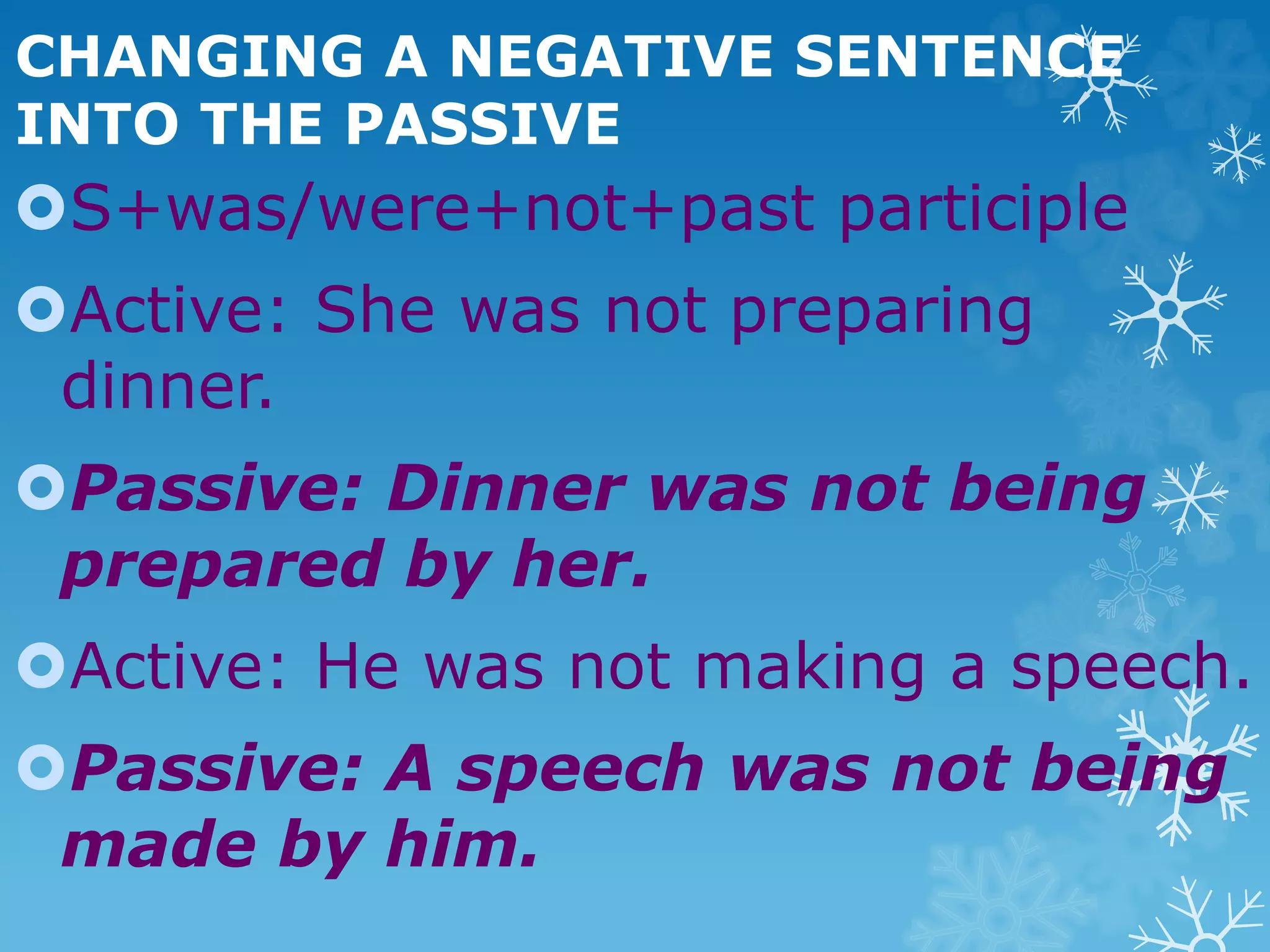 Past continuous passive voice | PPTX