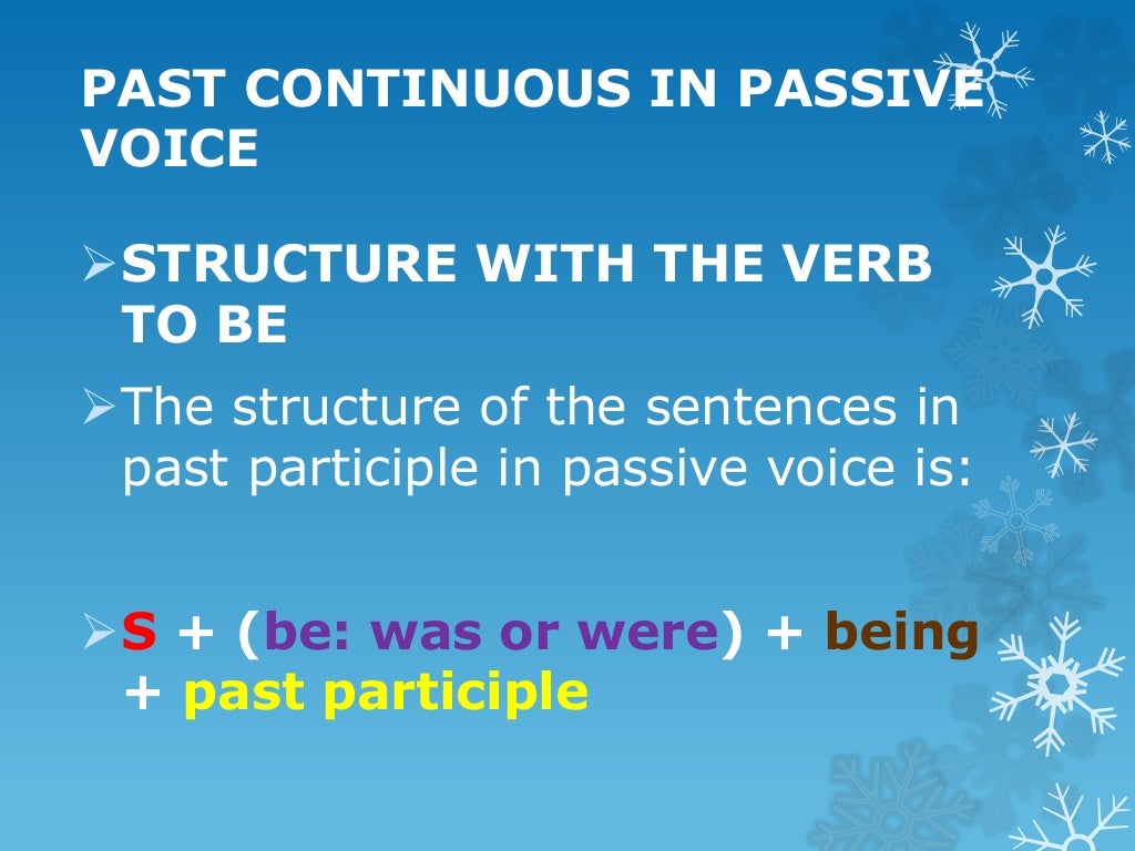 Past Continuous Passive Voice past-continuous-passive-voice