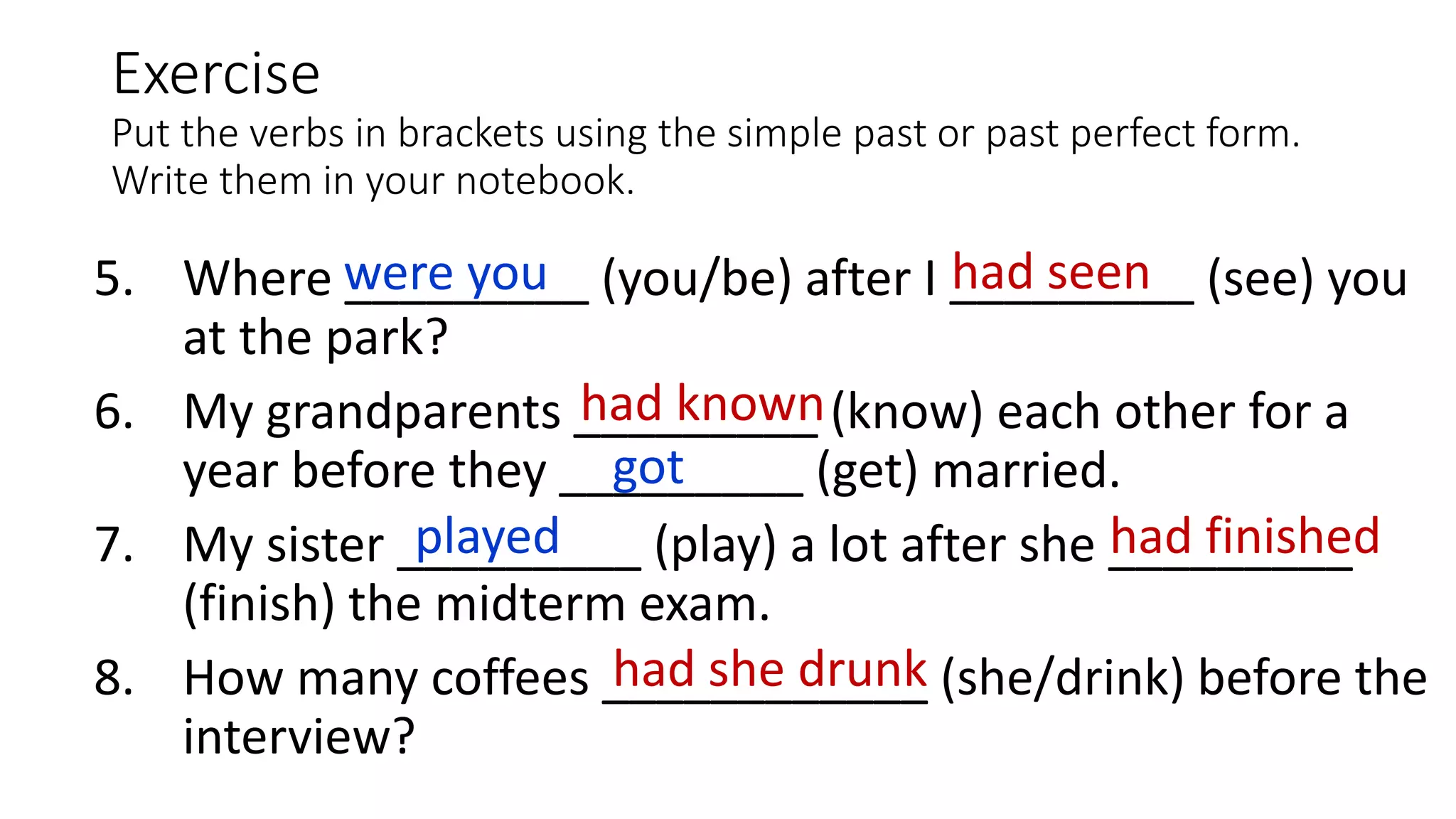 past-perfect-ppt-classroom-posters-clt-communicative-language-teach ...