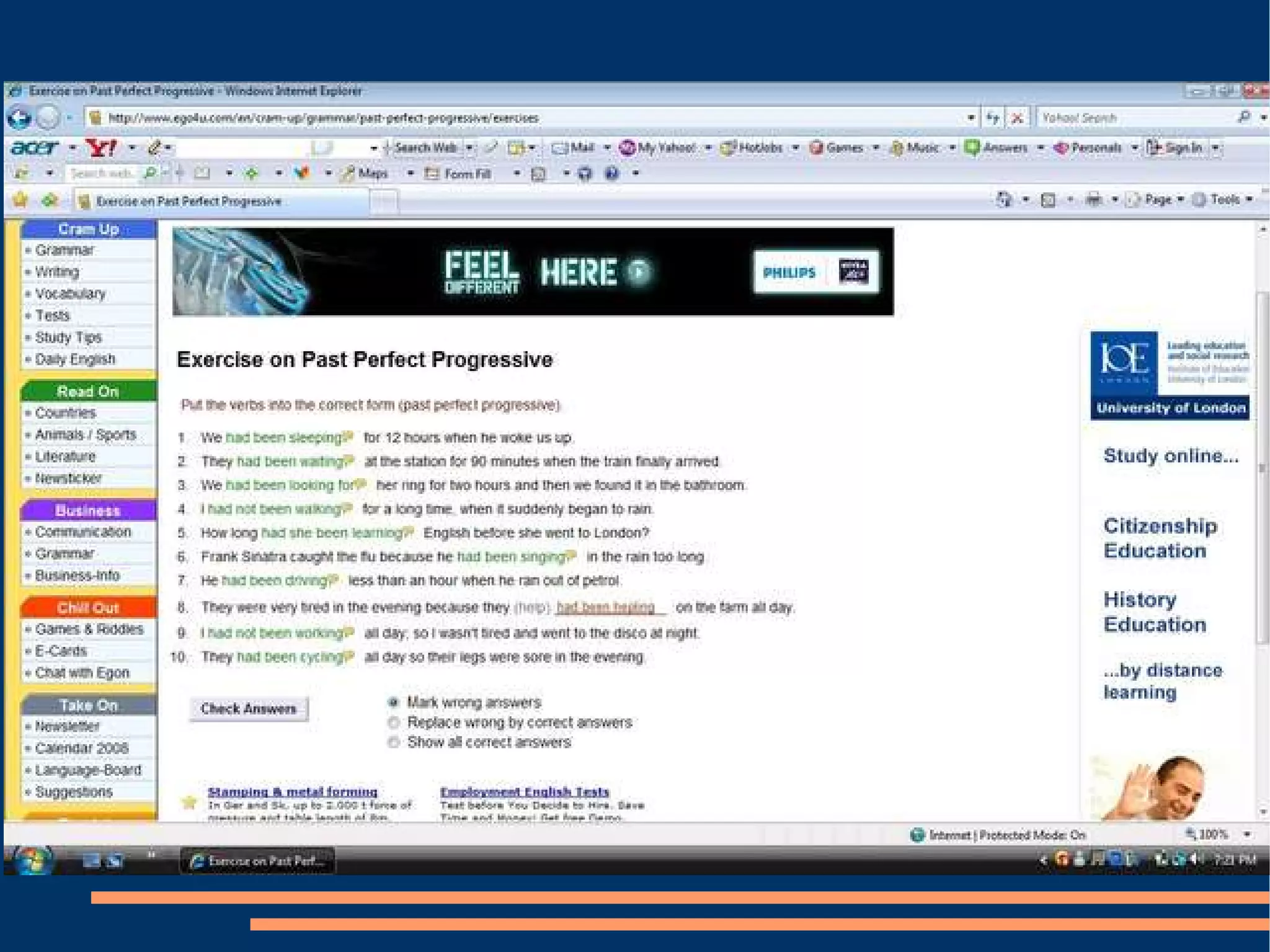 Past Perfect Progresive | PPT