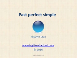 Past perfect-simple | PPTX