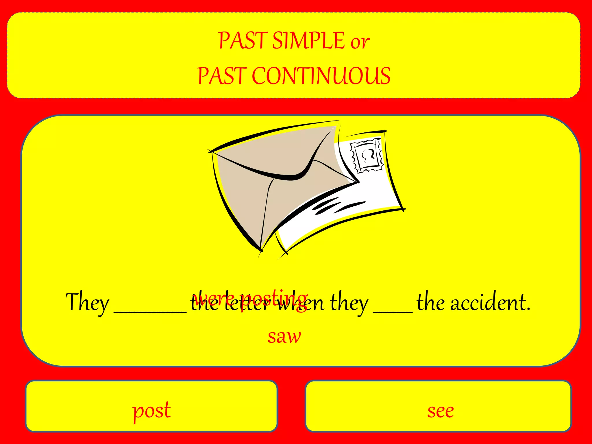 PAST SIMPLE AND PAST CONTIUOUS (GAMES) | PPT