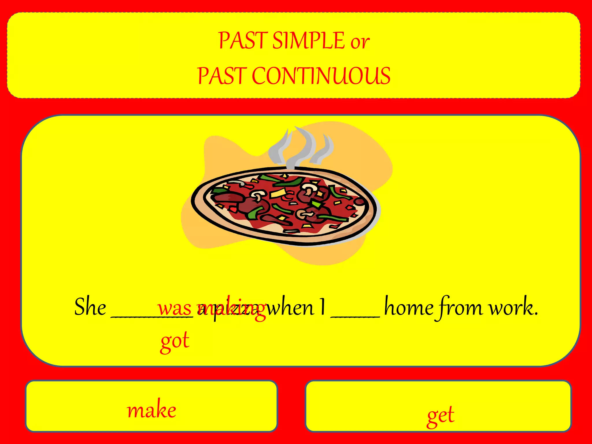 PAST SIMPLE AND PAST CONTIUOUS (GAMES) | PPT