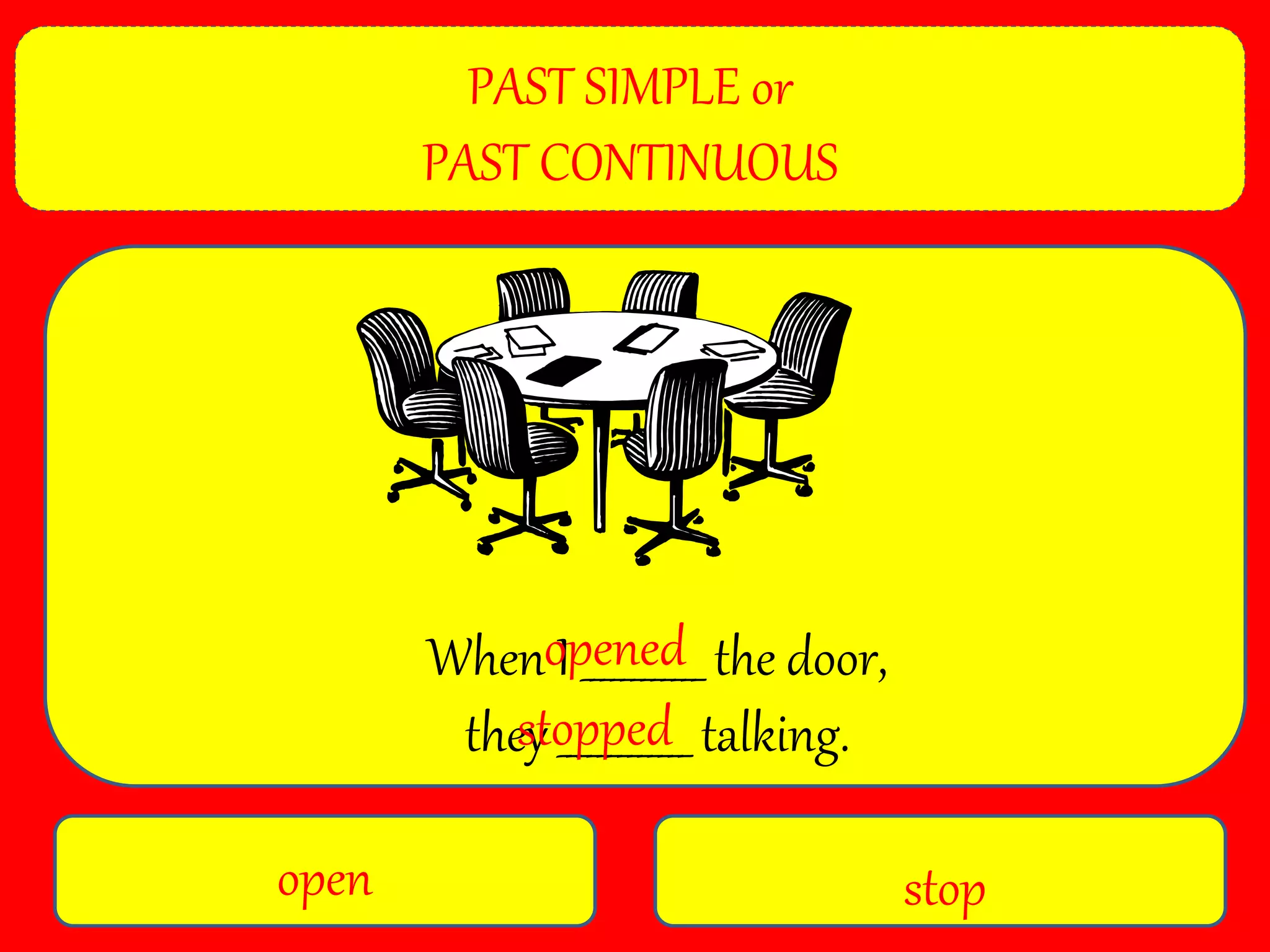 PAST SIMPLE AND PAST CONTIUOUS (GAMES) | PPT
