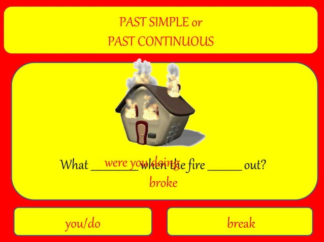 PAST SIMPLE AND PAST CONTIUOUS (GAMES) | PPT