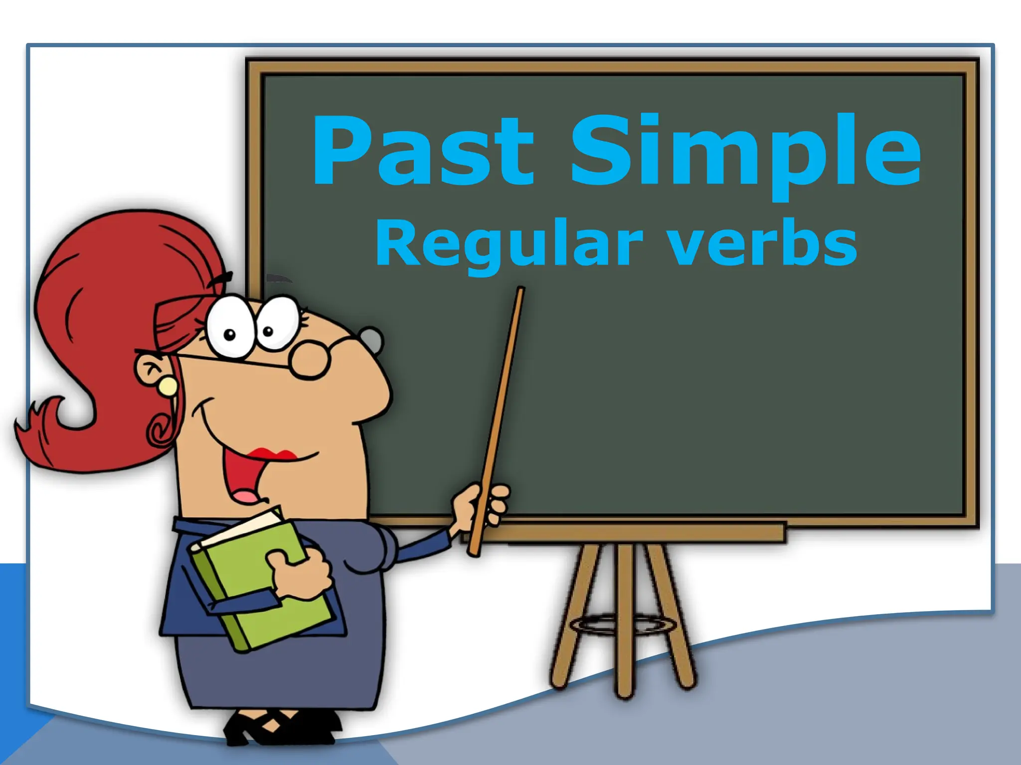 Past Simple Regular Verbs Grammar Drills Guides | PPTX