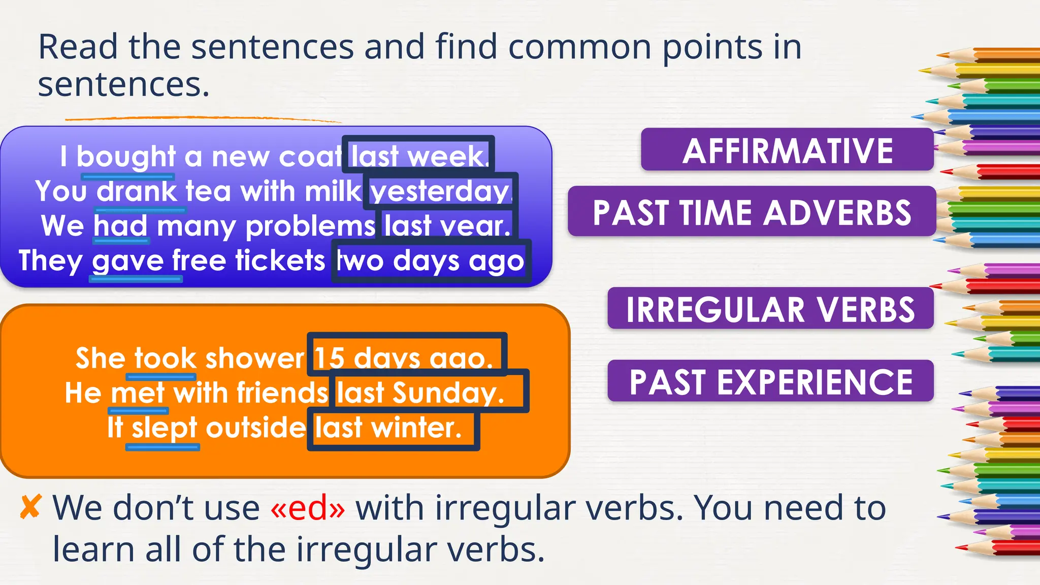 past-simple-tense-classroom-posters-clt-communicative-language-teach ...