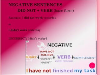 Past simple presentation | PPT