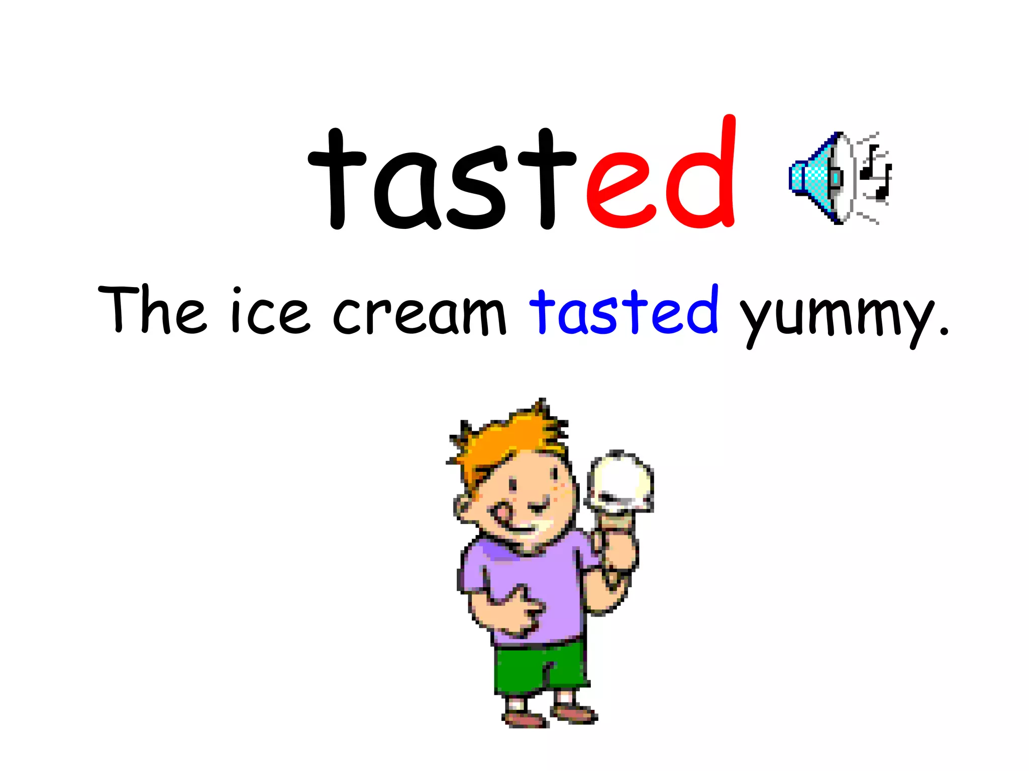 Past Tense Ending -ed | PPT