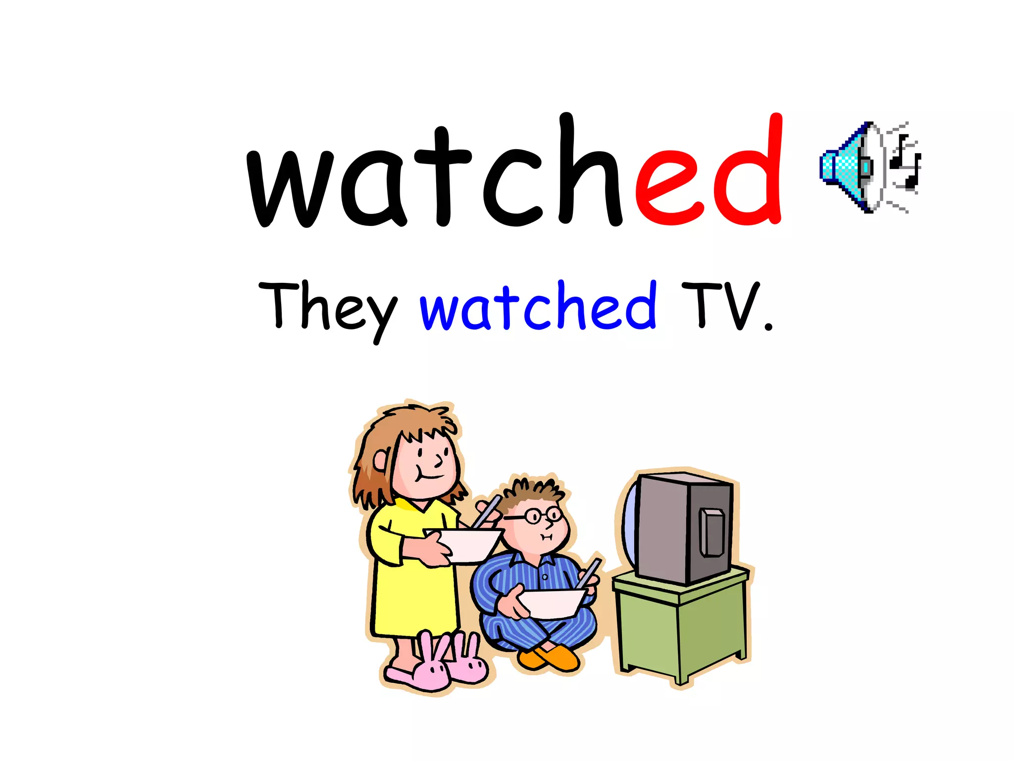 Past Tense Ending -ed | PPT