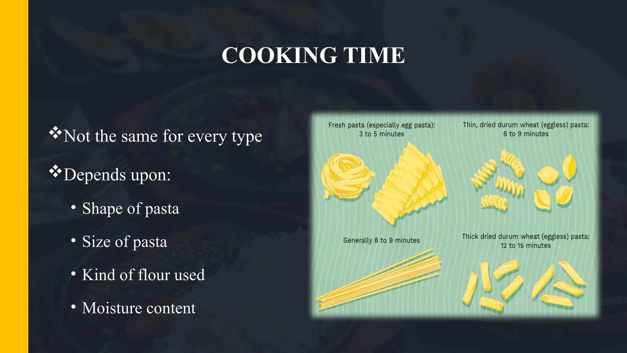 Pasta, types, ingredients, mixing operation, extrusion, importance ...