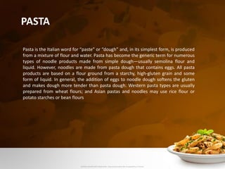 PASTA - OVERVIEW | PDF