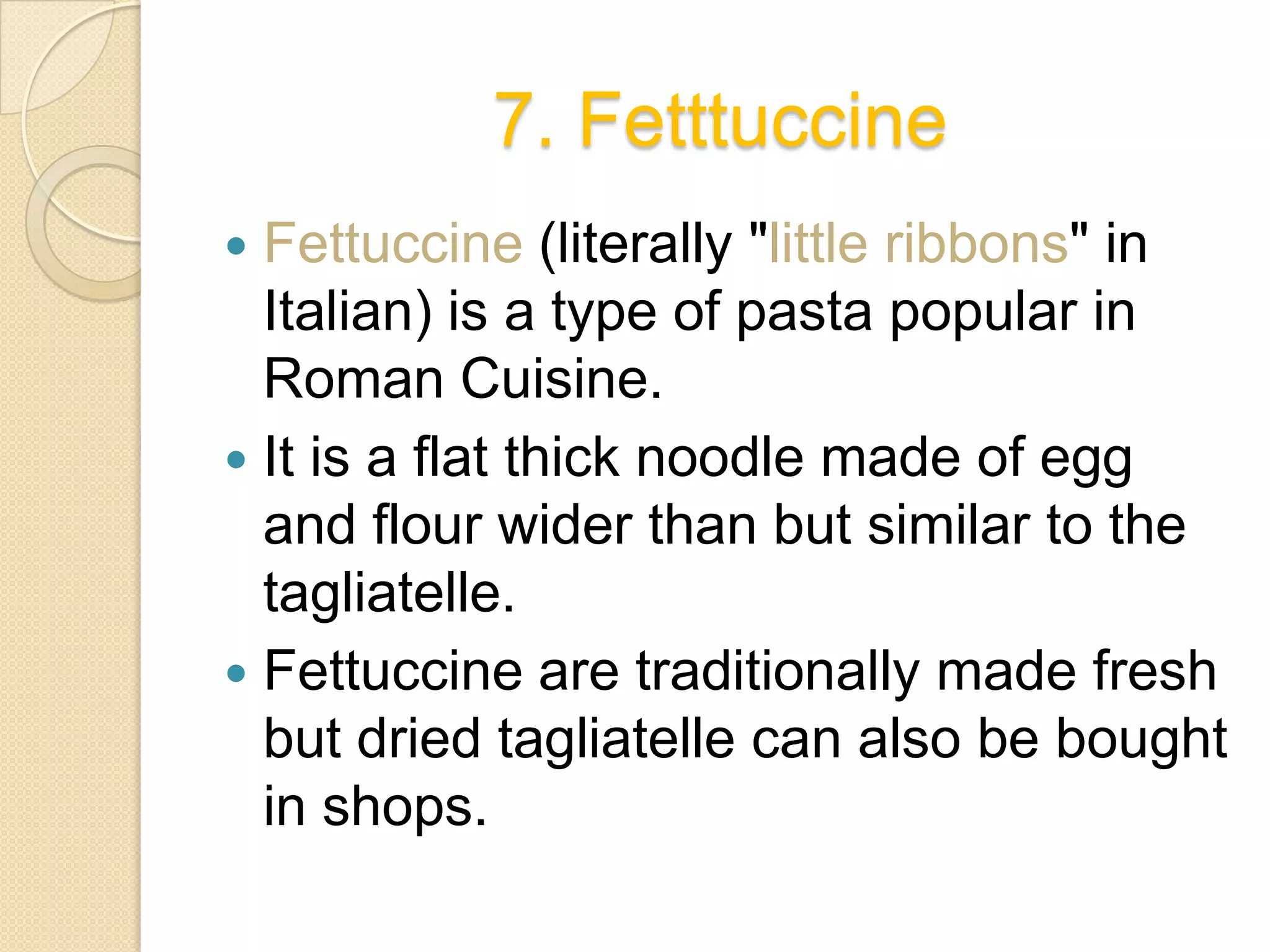 Pasta... ppt... ! finally over...!! ) | PPTX