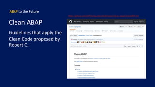 Past ABAP, ABAP to the Future(en) | PPTX
