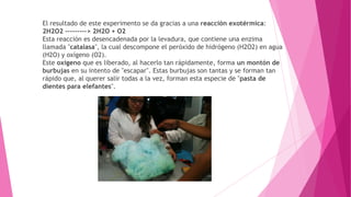 Pasta de dientes para elefantes | PPTX