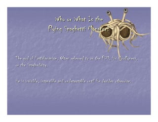 Pastafarianism | PDF