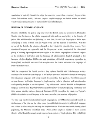 Past and present of Punjabi a brief research.pdf