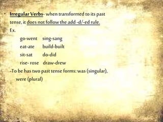 Past and Present tense | PPTX