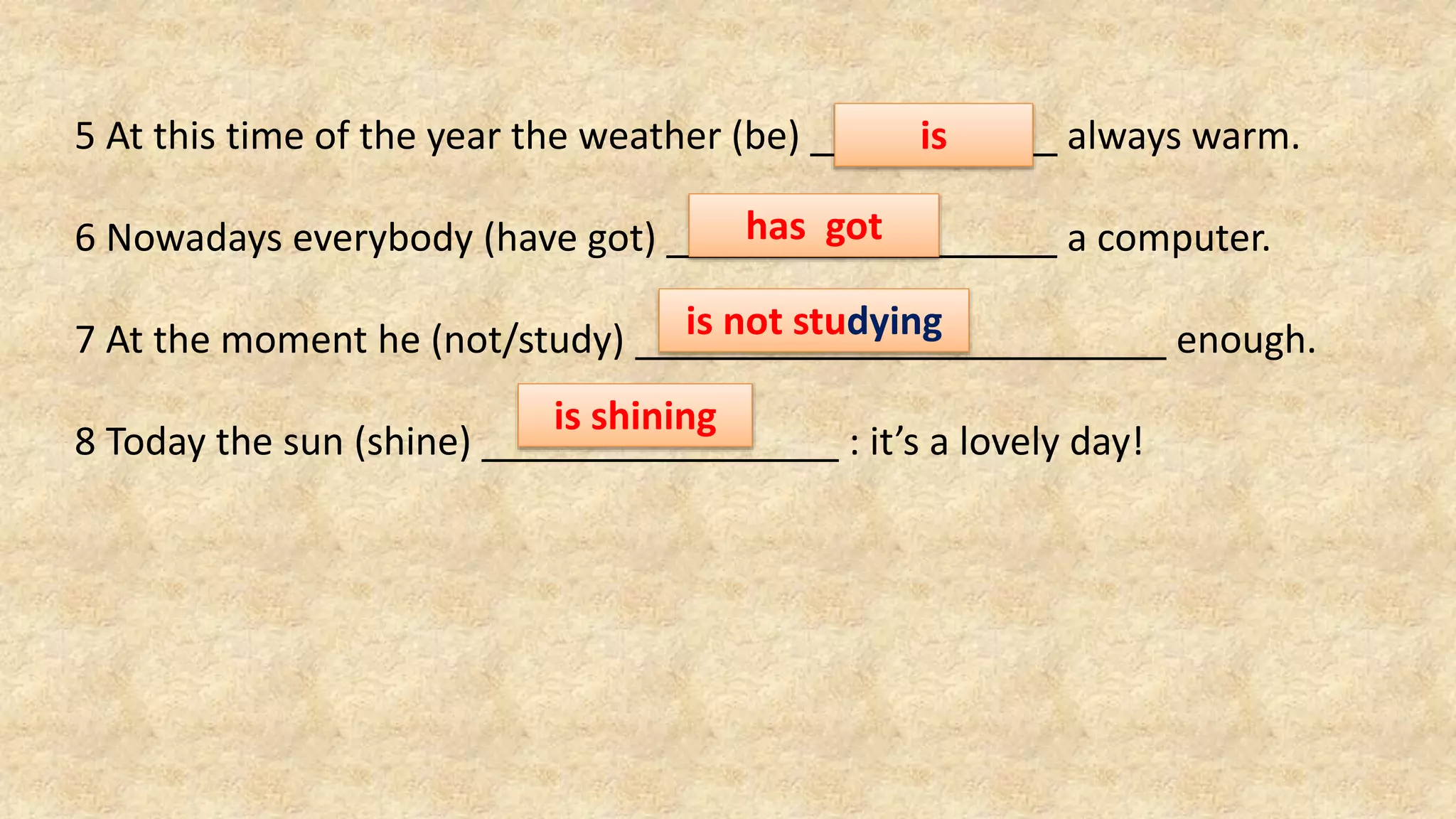 Past and Present Tenses | PPT