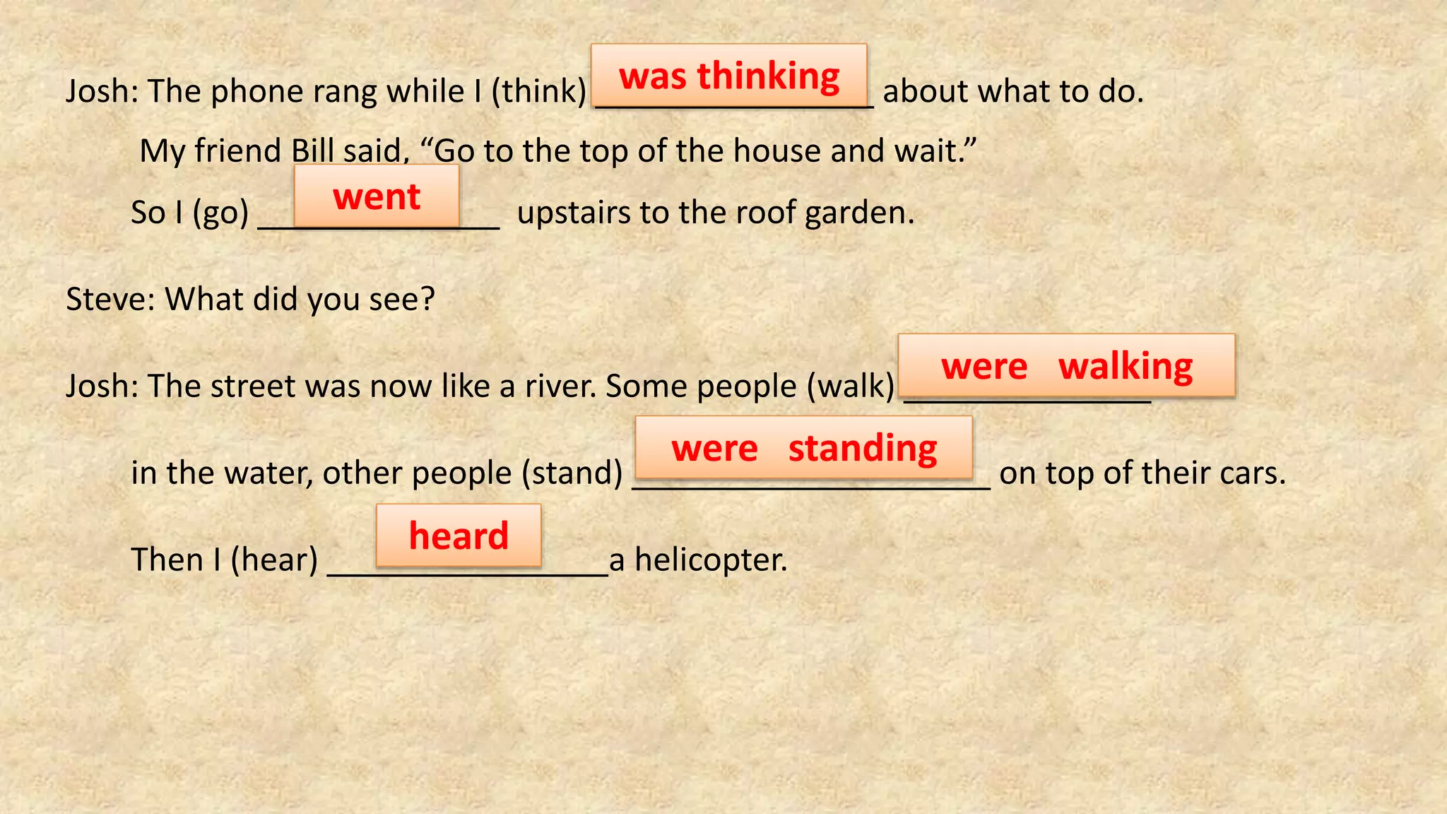 Past and Present Tenses | PPTX