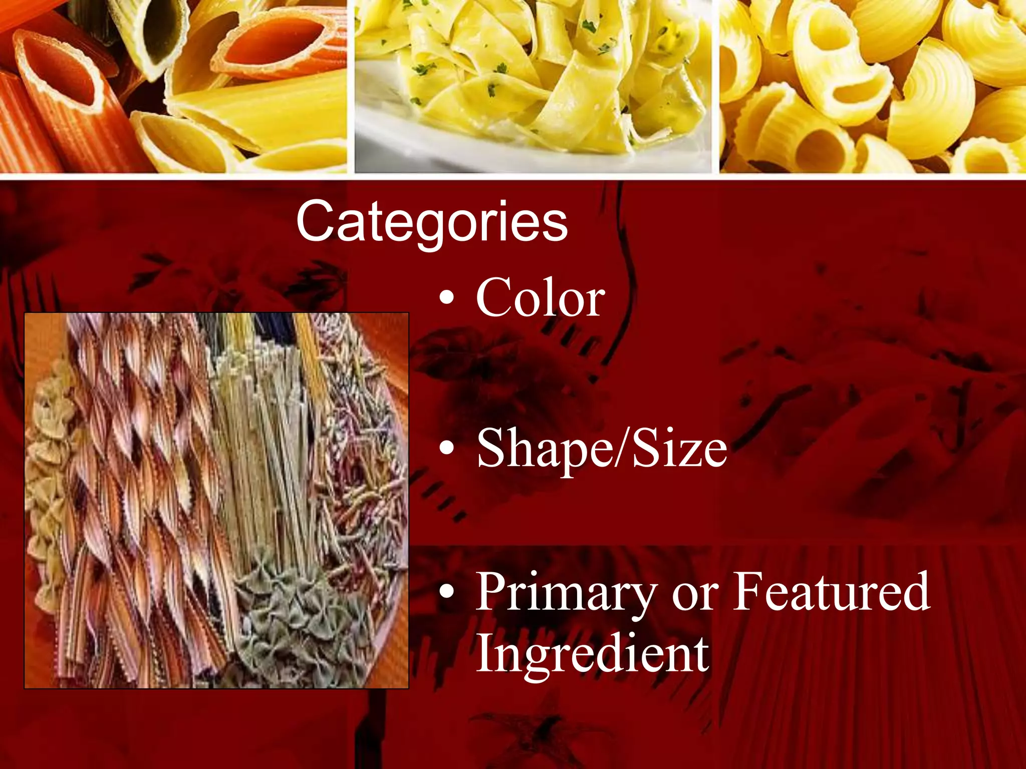 Introduction of Pasta ppt slides | PPTX