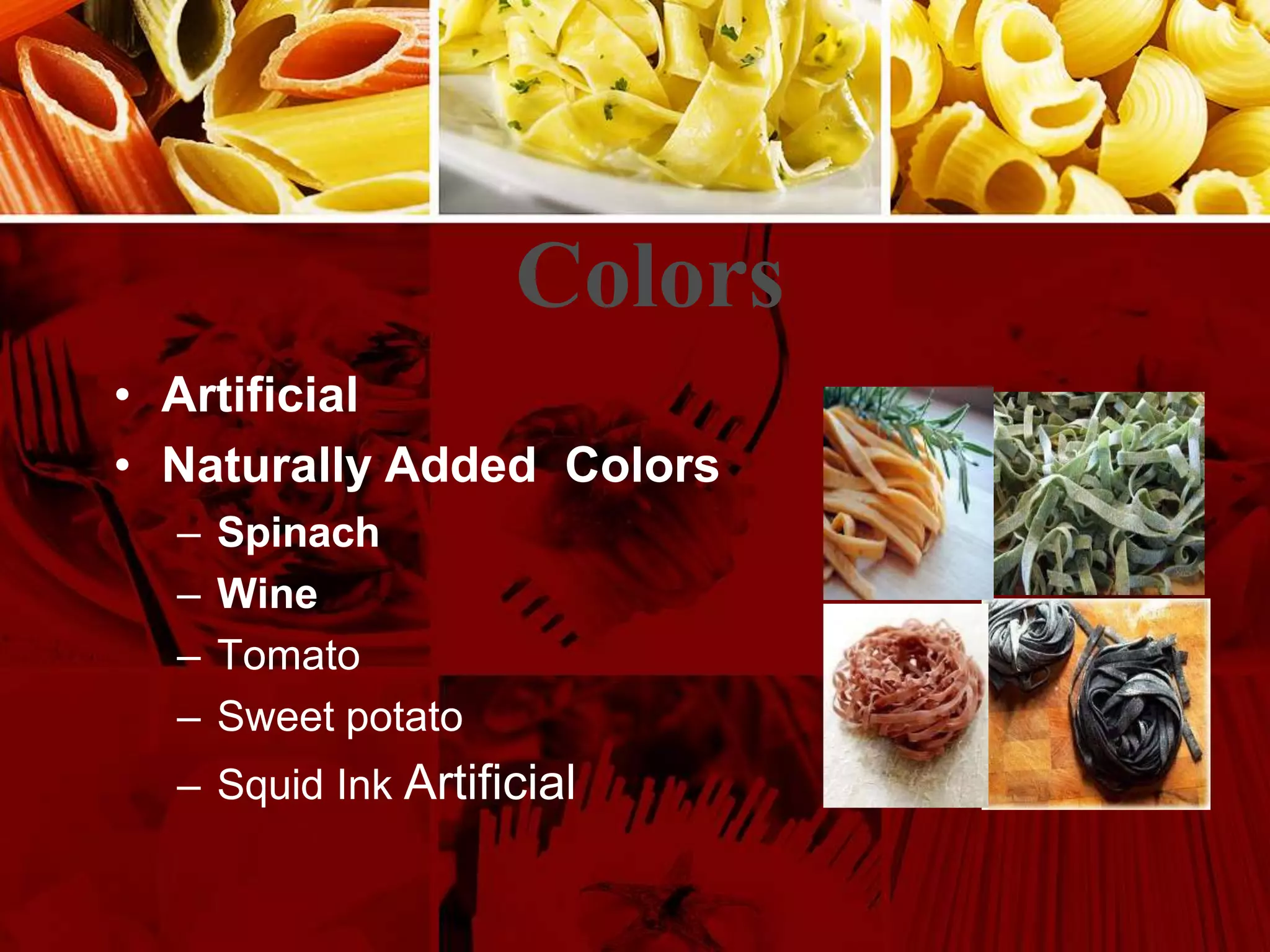 Introduction of Pasta ppt slides | PPTX