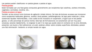 FORMA FARMACEUTICA PASTAS SEMI SOLIDAS . | PDF