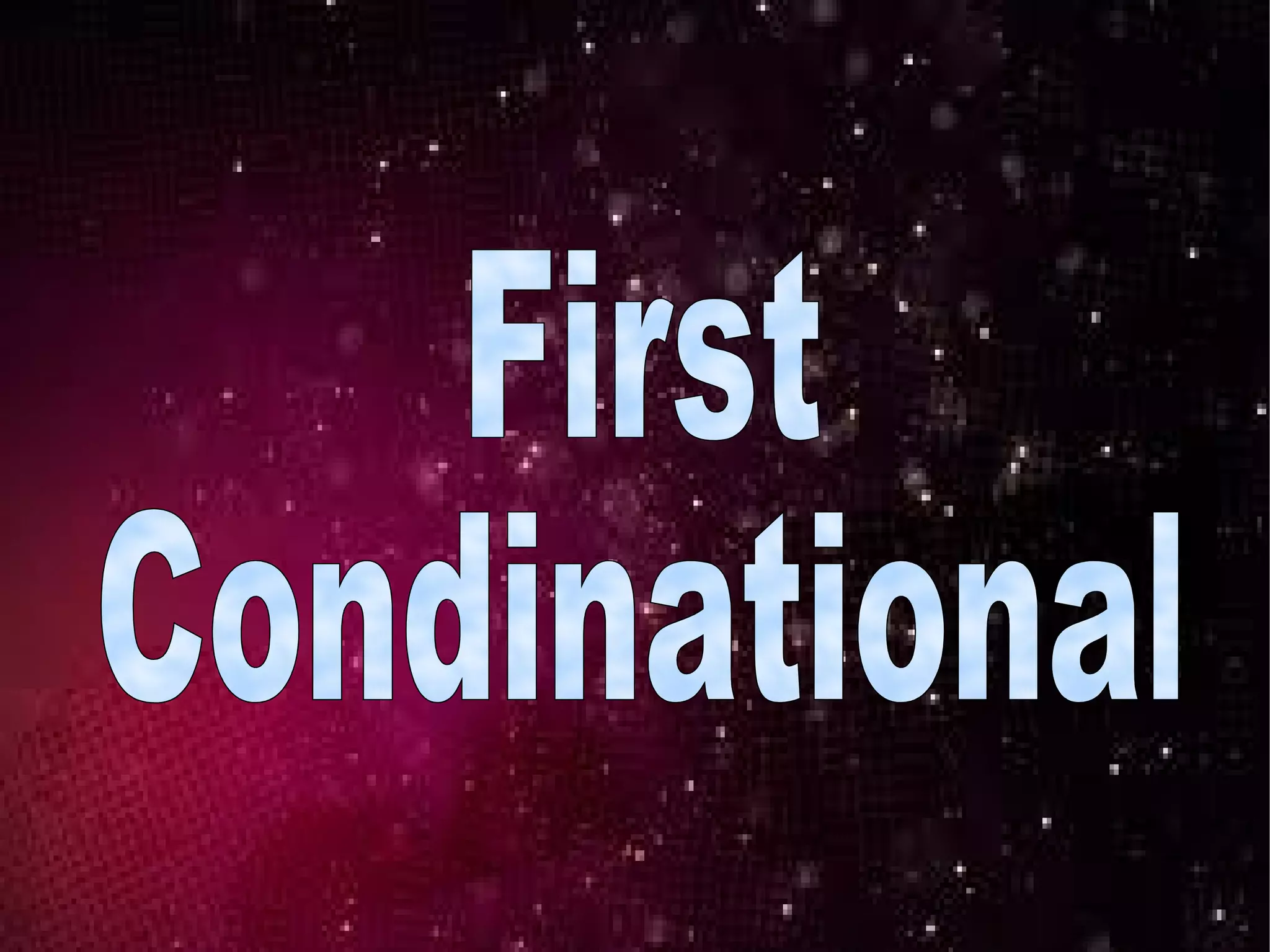 Past conditional | PPT