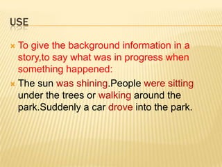 The Past Continuous Tense | PPTX