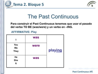 Past Continuous Affirmative | PDF