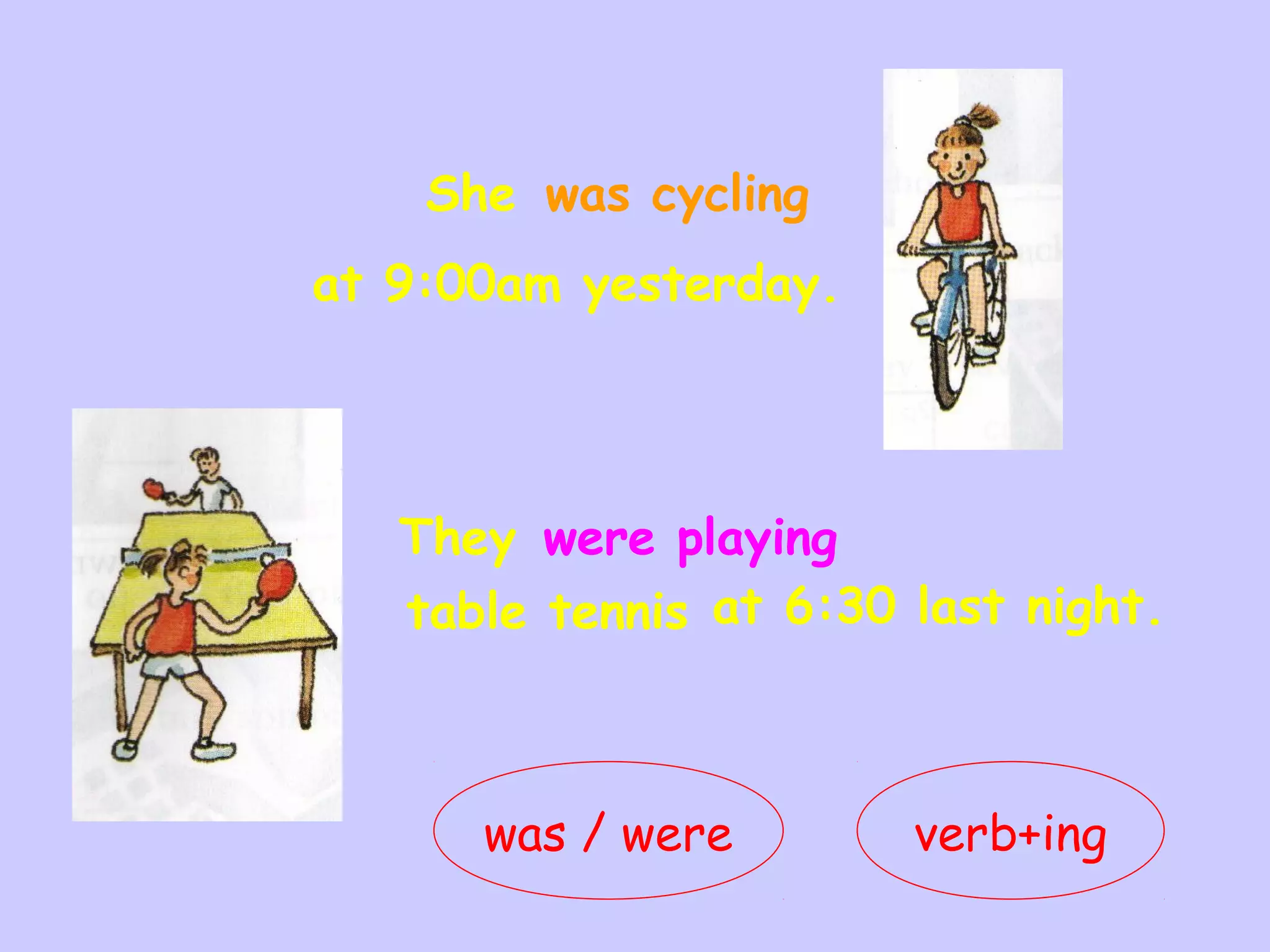 Past continous grammar examples | PPT