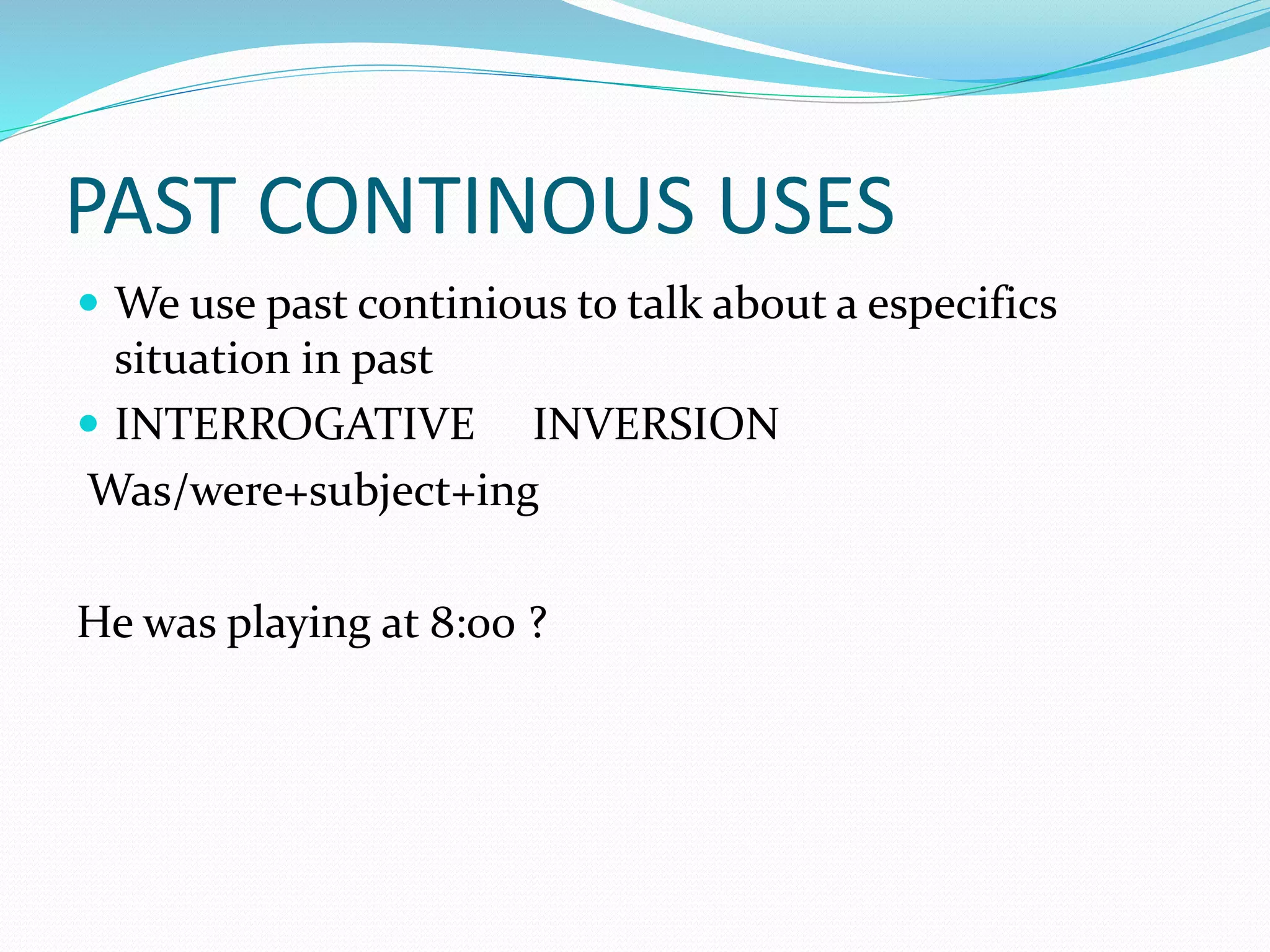Past continous vs past simple | PPTX