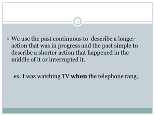 Past continuous | PPTX