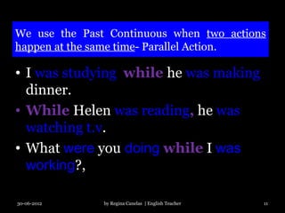 Past continuous | PPT