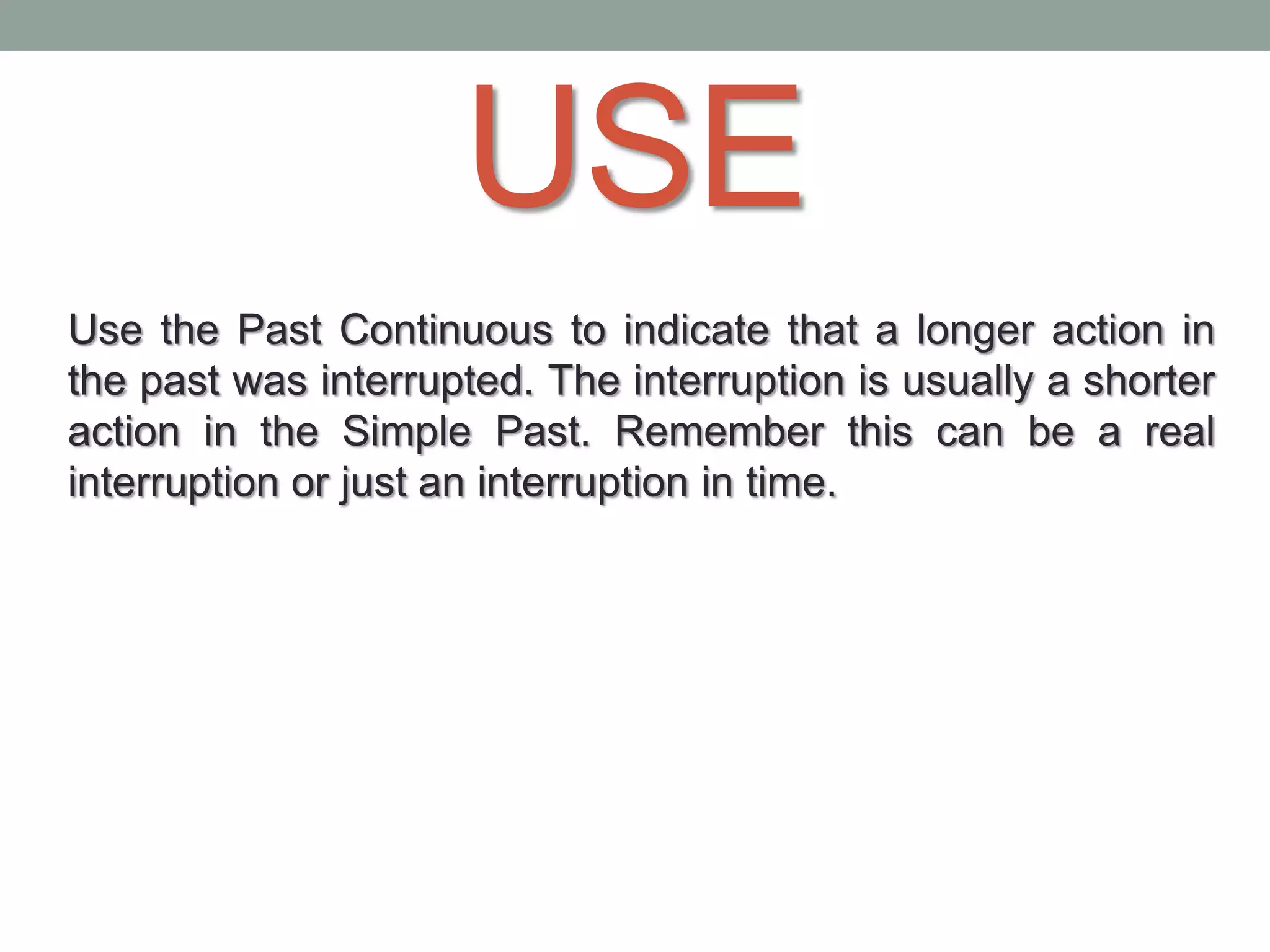 Past continuous | PPTX