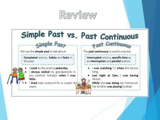 Past continuous | PPTX