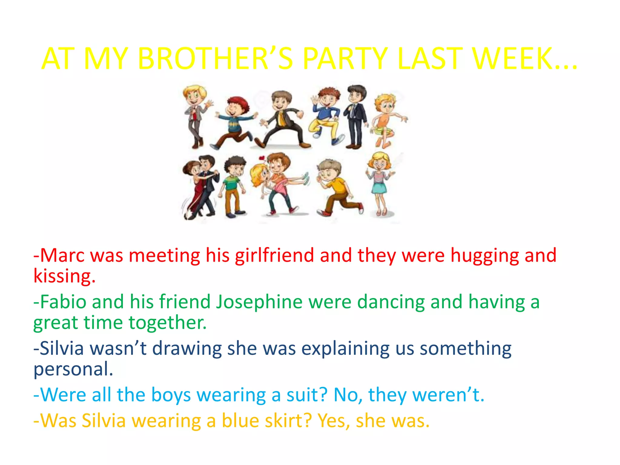 Past continuous vs. Past Simple | PPT