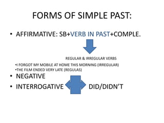 Past continuous | PPTX