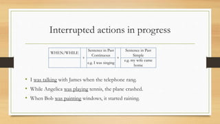 Past continuous | PPTX
