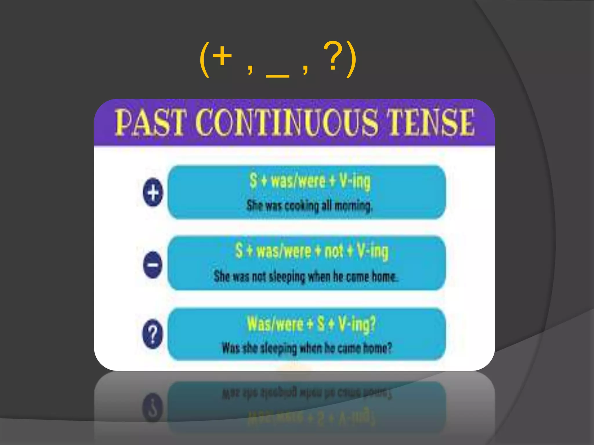 Past continuous | PPTX