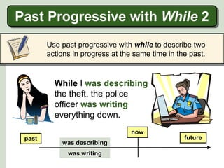 PAST Simple x present continuo aula de inglês | PPT