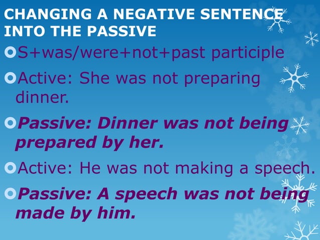 Past continuous passive voice | PPT